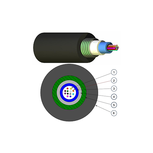 Cable Fibra Multimodo Armando de 12 hilos OM4 LSZH - Netvoiss